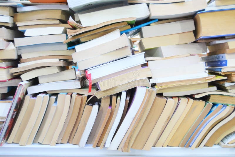 Stacks of Books Side by Side. Editorial Stock Image - Image of heaps ...