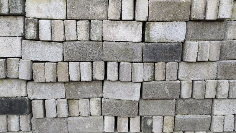 Stacks of Bricks As the Main Building Material Stock Photo - Image of ...