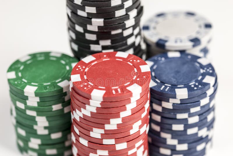 Stacks of chips stock image. Image of play, losing, pile - 94929971