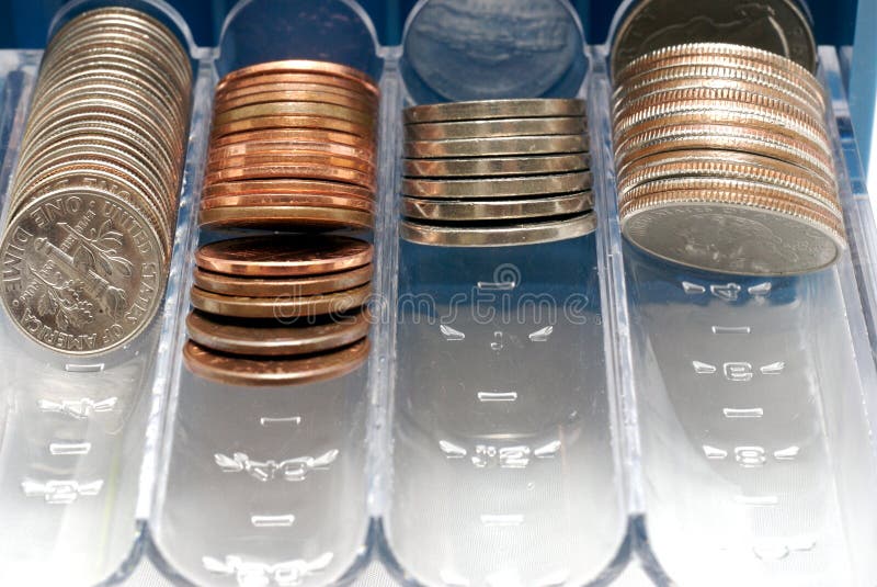 Stacks of Coins stock photo. Image of cash, finance, copper - 2068862