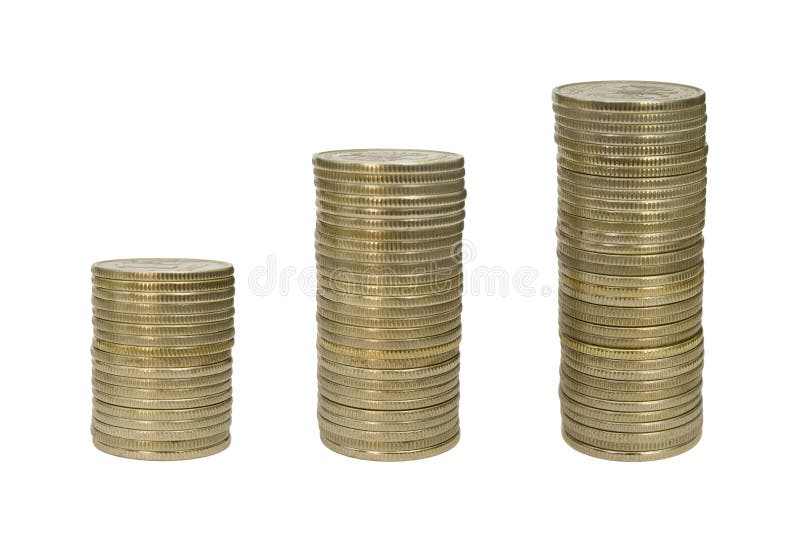 Stacks of coins stock image. Image of abundance, bank - 2311753