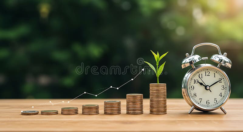 Stacks of Coins Arranged in Ascending Order Form a Progression from ...