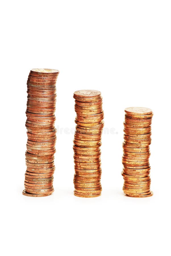 Stack of Coins stock image. Image of coins, savings, finance - 5283935