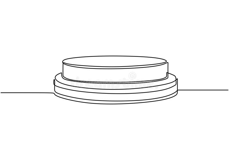 Stacks of Coins Penny Cents. Continuous One Line Drawing Stock Vector ...