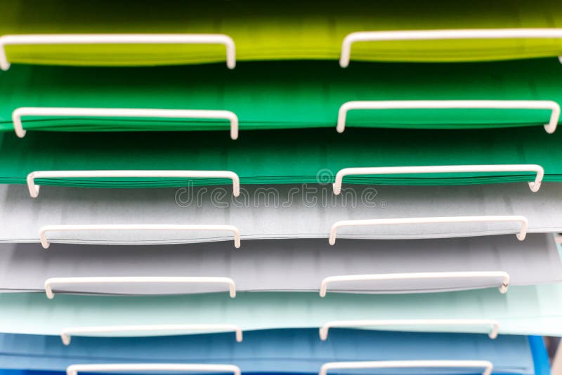 Stacks of Colored Cardboard for Drawing Stock Image - Image of paper ...