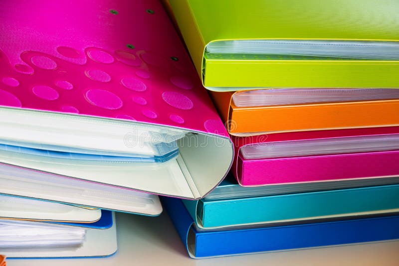 Stacks of Document on a Desk, Office Work, Concept of Excess Work Stock ...