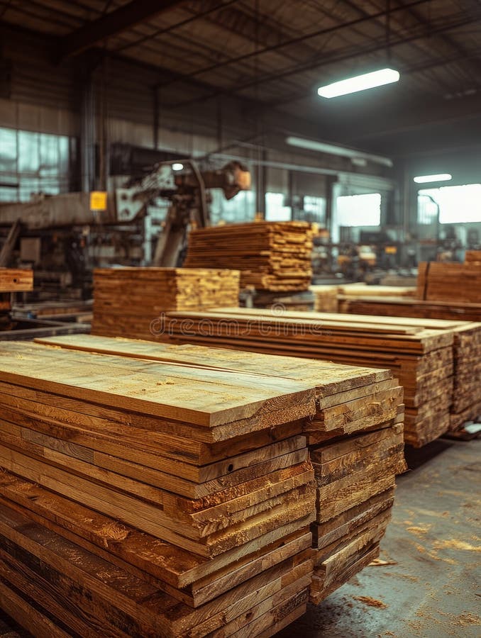 Stacks Lumber Sawmill Workshop Ready Processing Stock Photos - Free ...