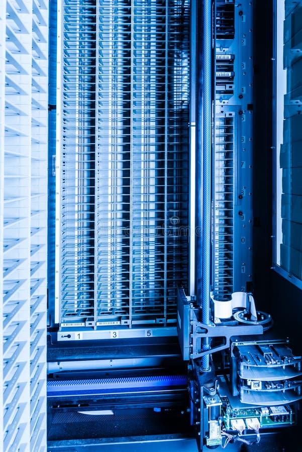 Stacks of Magnetic Tapes Used for Data Storage Stock Photo - Image of ...