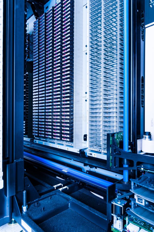 Stacks of Magnetic Tapes Used for Data Storage Stock Image - Image of ...