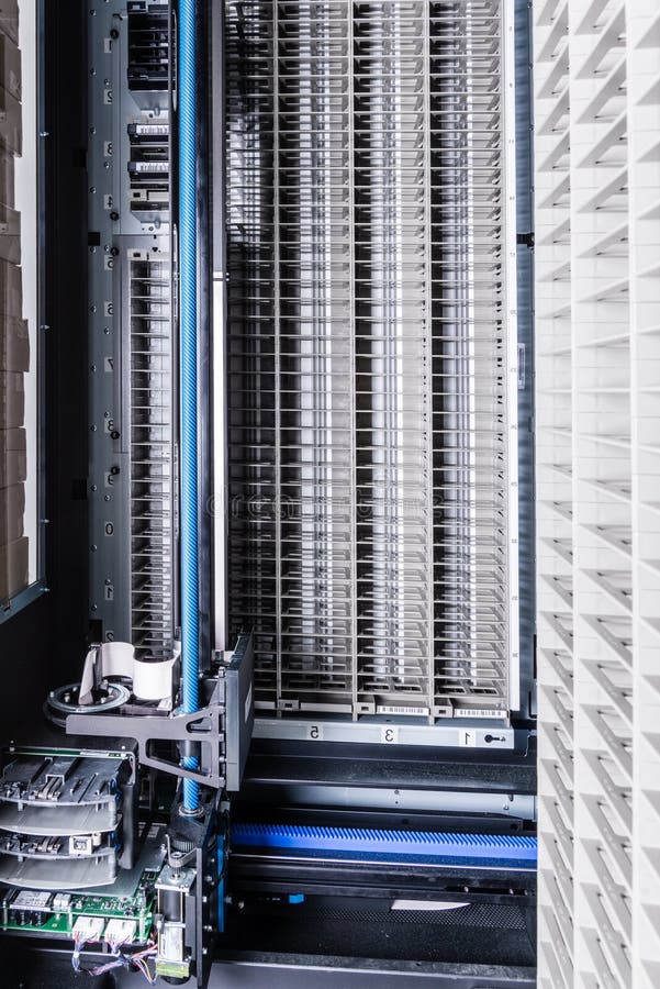 Stacks of Magnetic Tapes Used for Data Storage Stock Photo - Image of ...