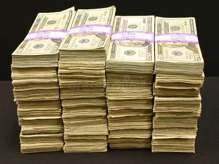 Stacks of Money stock photo. Image of green, pile, saving - 1447396