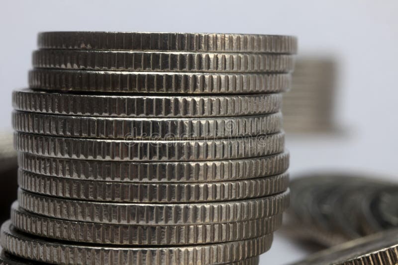 Stacks of money coins stock photo. Image of heraldic - 17903334