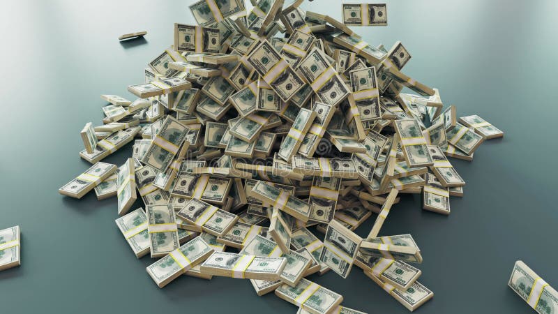 3d Rendering of Stacks of Nigerian Naira Notes Falling on Greenscreen ...