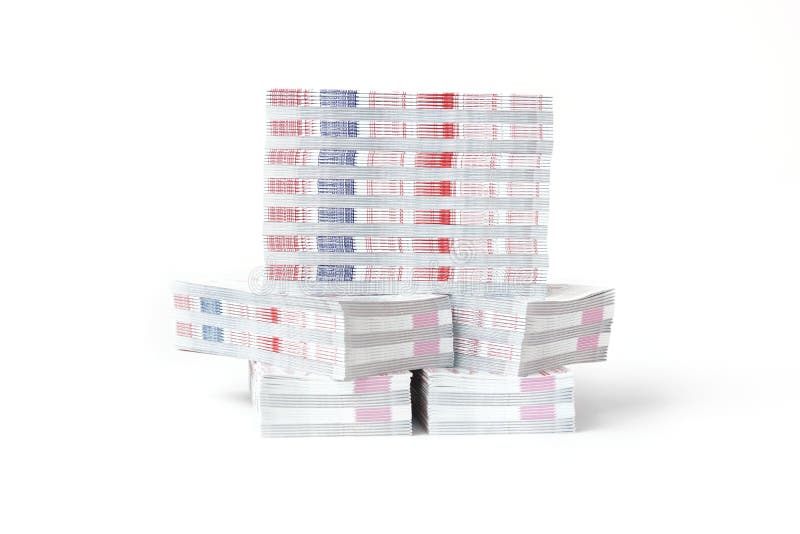 Piles of printed paper stock image. Image of white, stack - 3152699