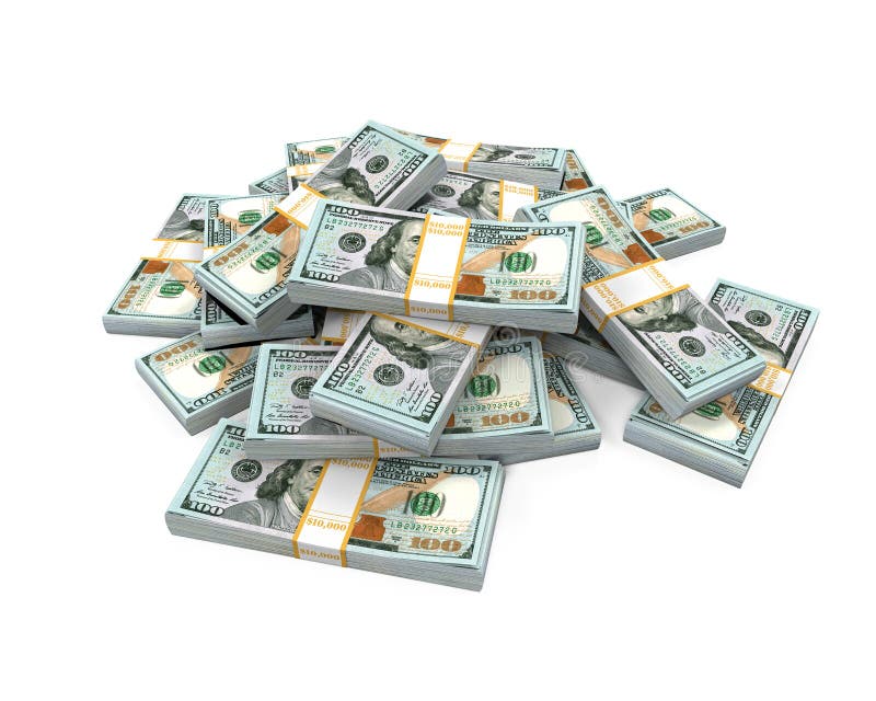 Stack of Money with Wooden Pallet Stock Image - Image of asset, rich ...