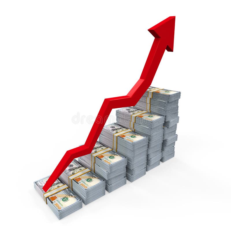 Increase bar chart concept stock photo. Image of chart - 6472972