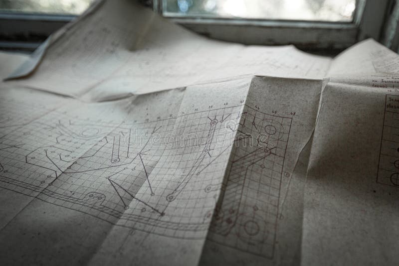 Stacks of Old Classified Documents on Paper and in Folders Stock Photo ...