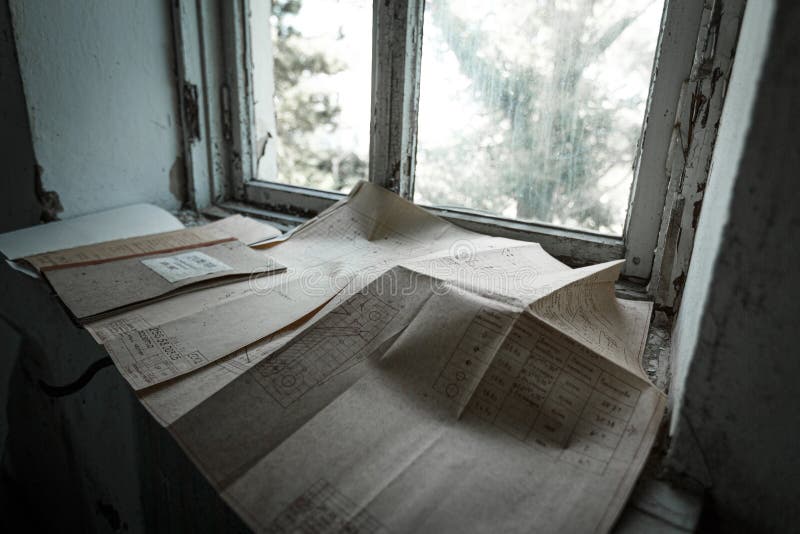 Stacks of Old Classified Documents on Paper and in Folders Stock Image ...