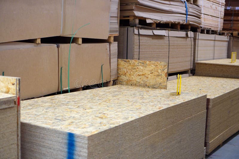Stacks of osb plates stock photo. Image of store, sale - 168974140