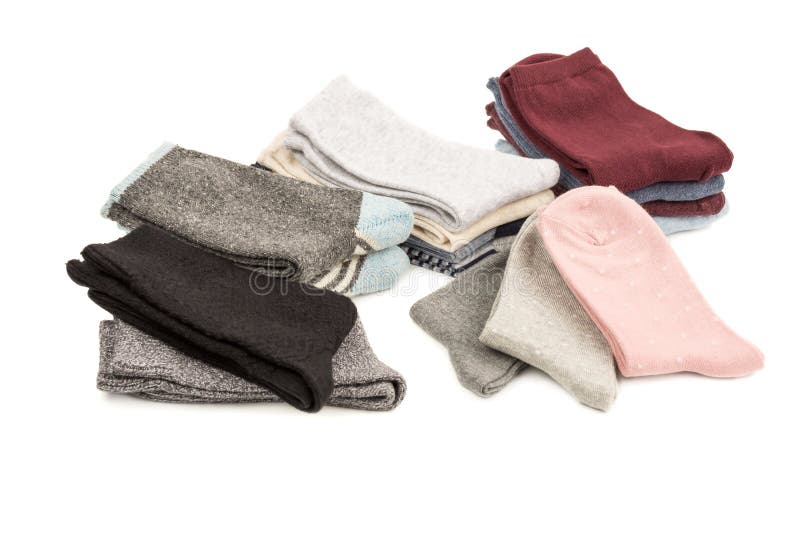 Stacks of socks stock image. Image of beautiful, fashion - 164037997