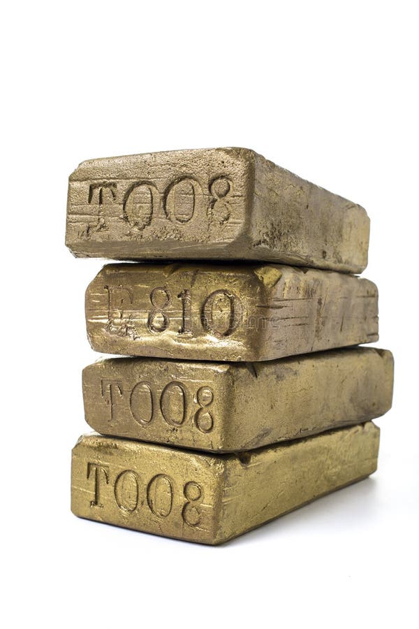 Stack of Gold Bricks stock photo. Image of metal, brick - 22824376