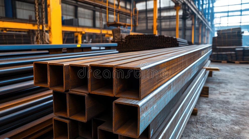 Storage of Steel Rectangular and Square Profiles in a Metal Warehouse ...