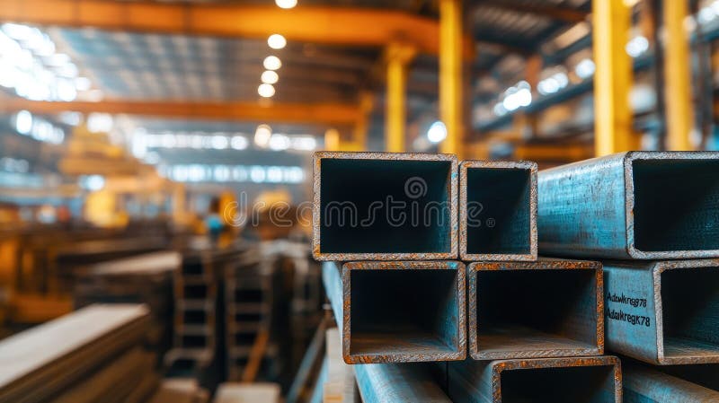 Storage of Steel Rectangular and Square Profiles in a Metal Warehouse ...