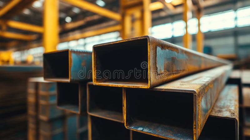 Storage of Steel Rectangular and Square Profiles in a Metal Warehouse ...