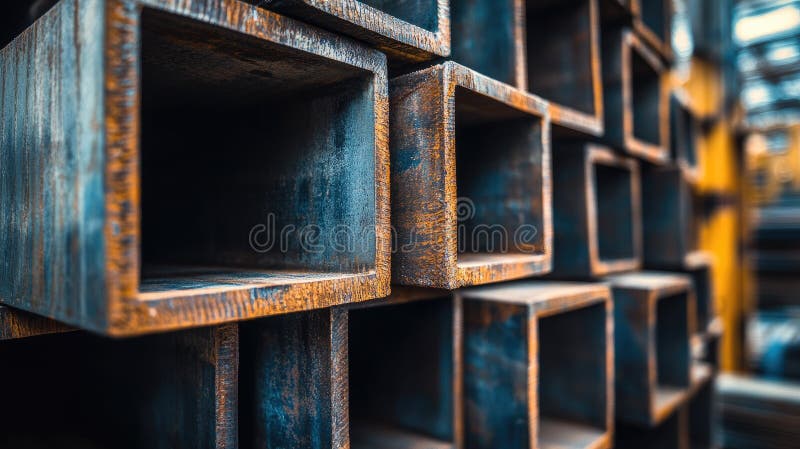 Storage of Steel Rectangular and Square Profiles in a Metal Warehouse ...