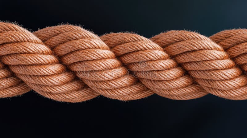 Stacks of Thick Jute Rope Showcase Natural Textures, Ideal for Outdoor ...