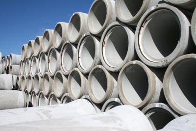 Stacks of water pipes stock photo. Image of tubing, circular - 3266038
