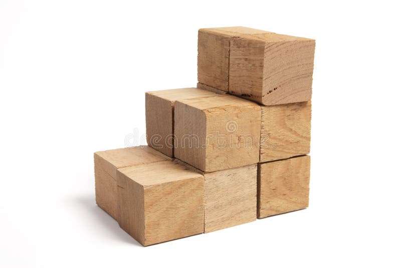 Stacks of Wooden Blocks stock photo. Image of arrange - 12932300