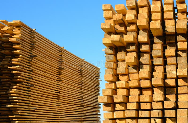 Stacks of wooden boards stock photo. Image of industrial - 78315598