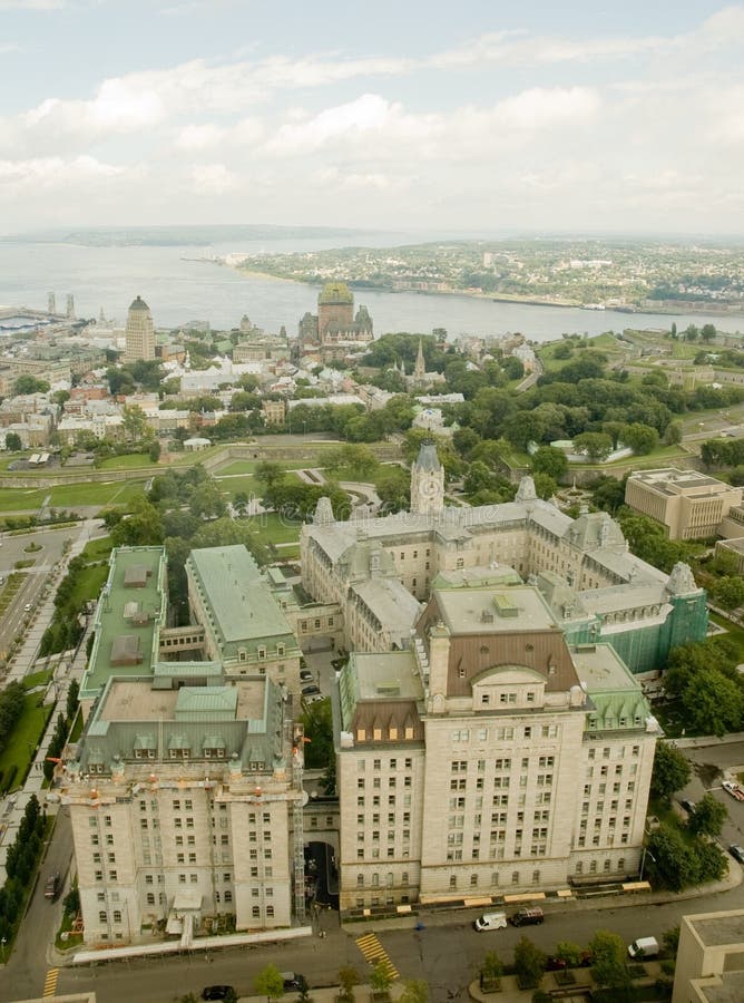 Stad 10 van Quebec stock afbeelding. Image of plaats, versterkt - 5722425