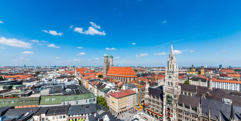Stad av Munich, Tyskland redaktionell arkivfoto. Bild av metropol ...