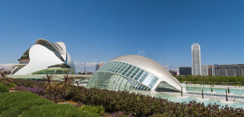 Stad Van Kunsten En Wetenschappen in Valencia, Spanje Redactionele ...