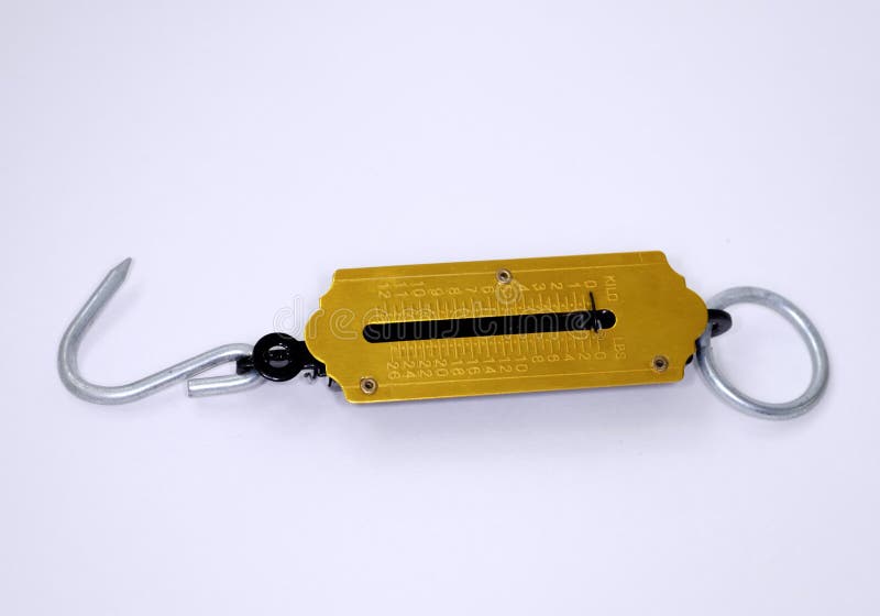 Stadera Compatta Della Molla Immagine Stock - Immagine di metallo, pesi ...