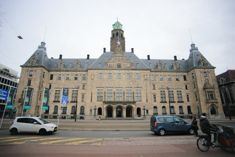 Rotterdam S City Hall, Netherlands Editorial Stock Image - Image of ...
