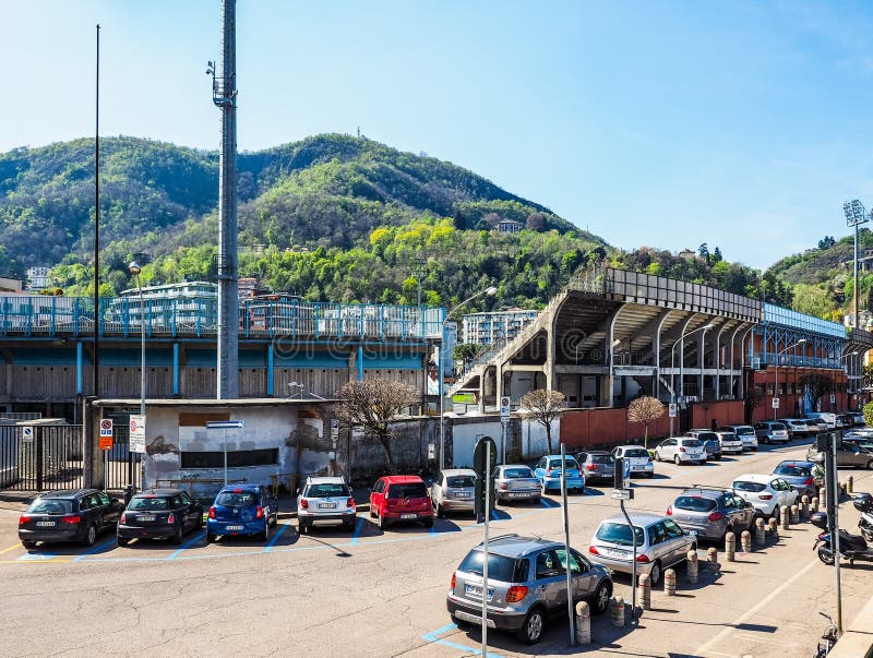 Stadio Sinigaglia Stadium in Como HDR Editorial Stock Photo - Image of ...