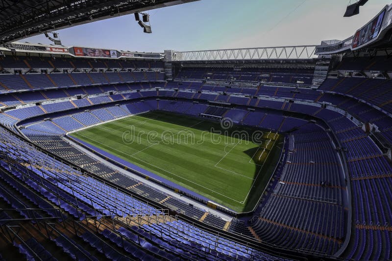 Stadion von Real Madrid redaktionelles stockfoto. Bild von madrid ...