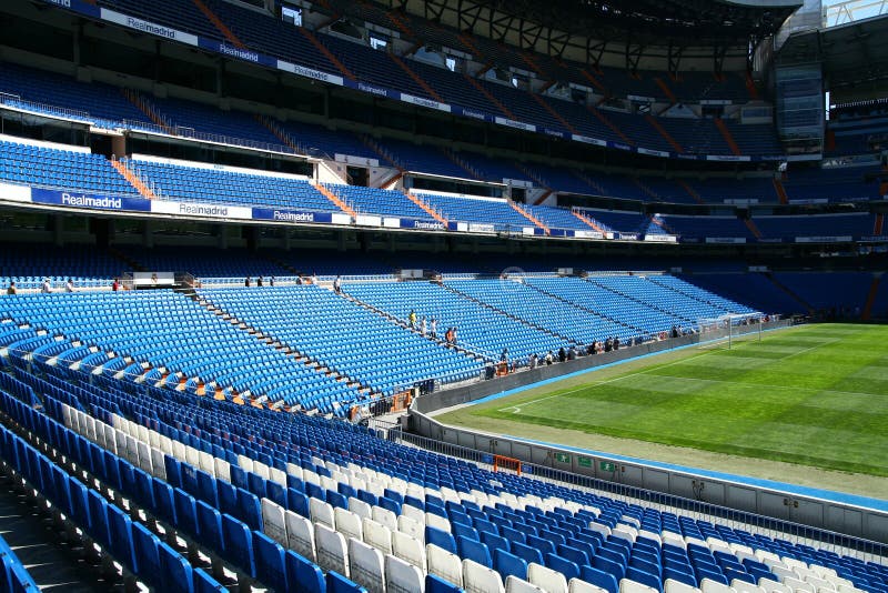 Stadion von Real Madrid redaktionelles stockfotografie. Bild von ...