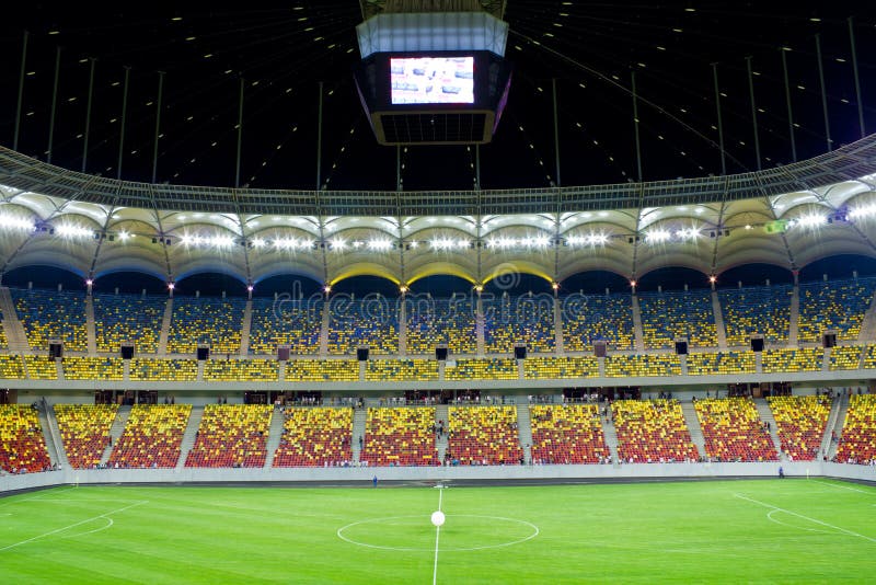 Stadium National Arena editorial photography. Image of bucharest - 23613847