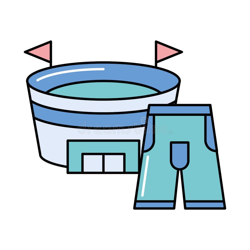 Stadium American Football and Pants Stock Vector - Illustration of ...