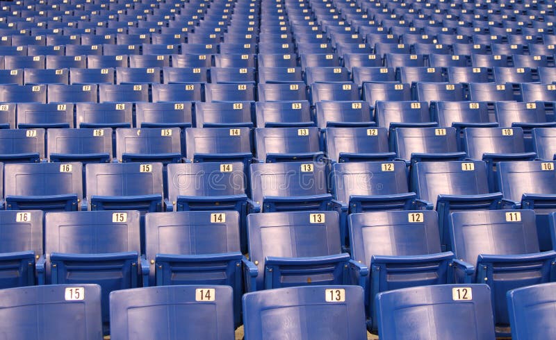 Stadium/Arena Seats stock image. Image of reserved, stadium - 25118409