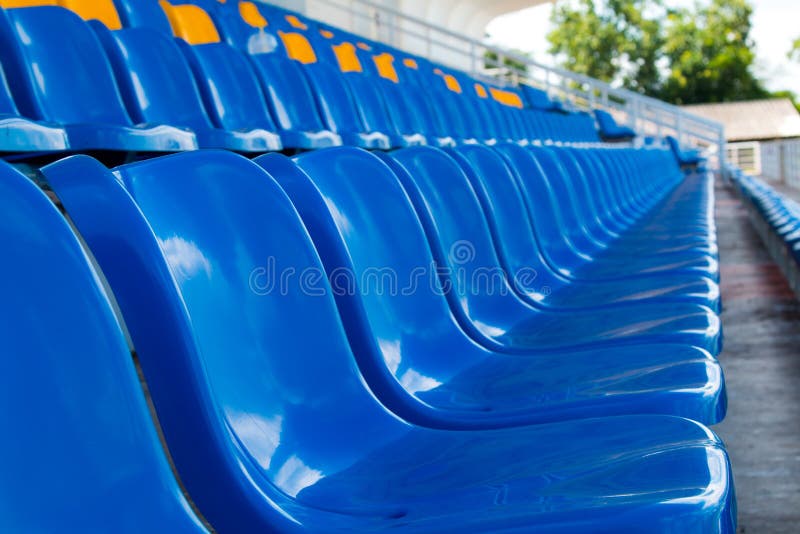 Soccer stadium chairs stock photo. Image of public, champion - 2751042