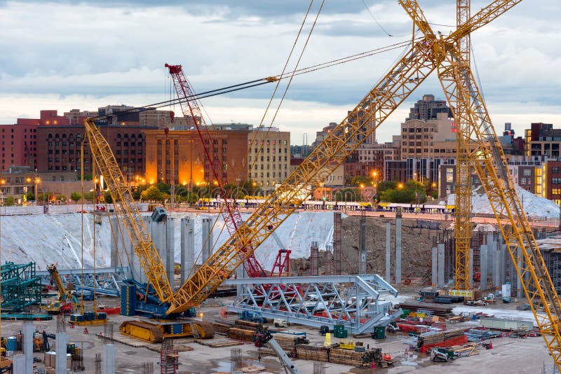 Stadium Construction stock image. Image of construct - 67187901
