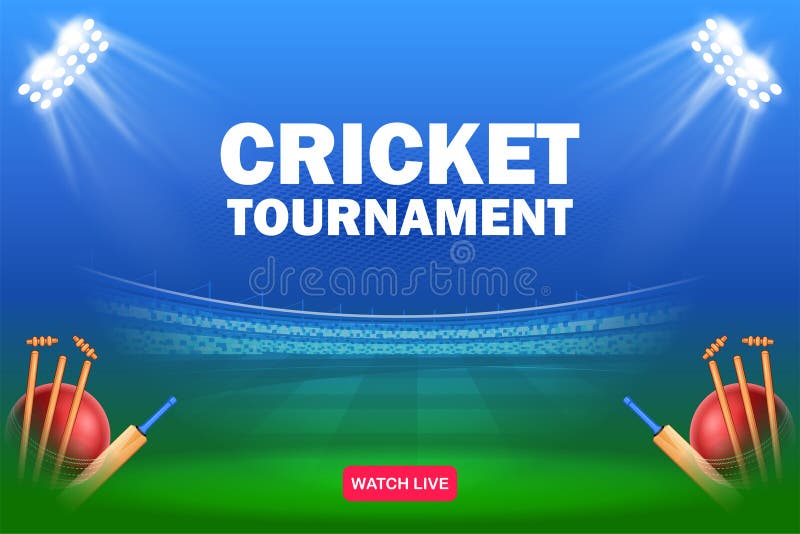 Stadium of Cricket Showing Flags of Participating Countries Stock ...