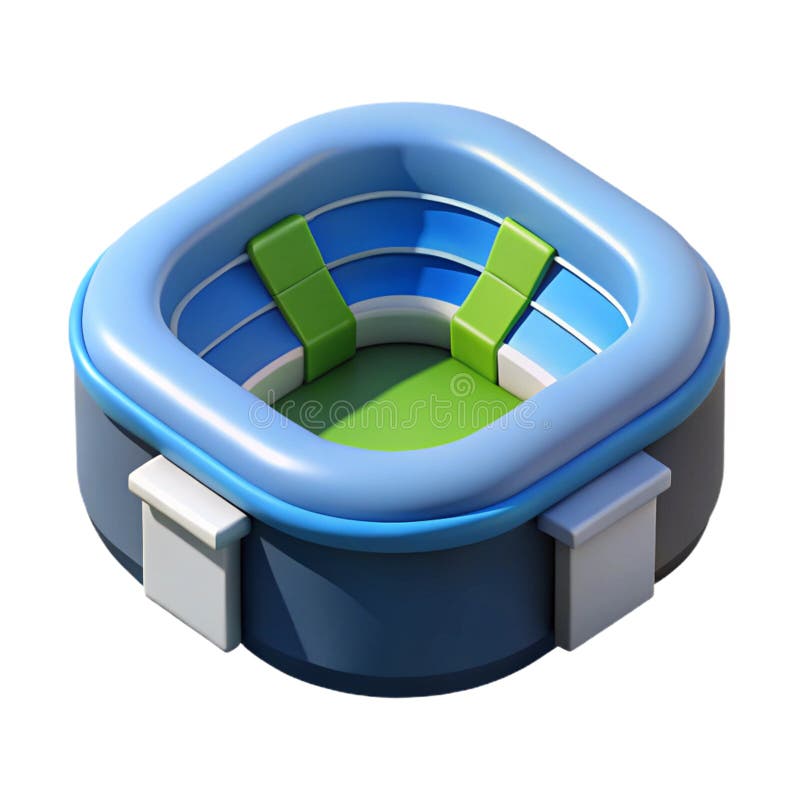 Stadium 3D Icon stock illustration. Illustration of arena - 360165605