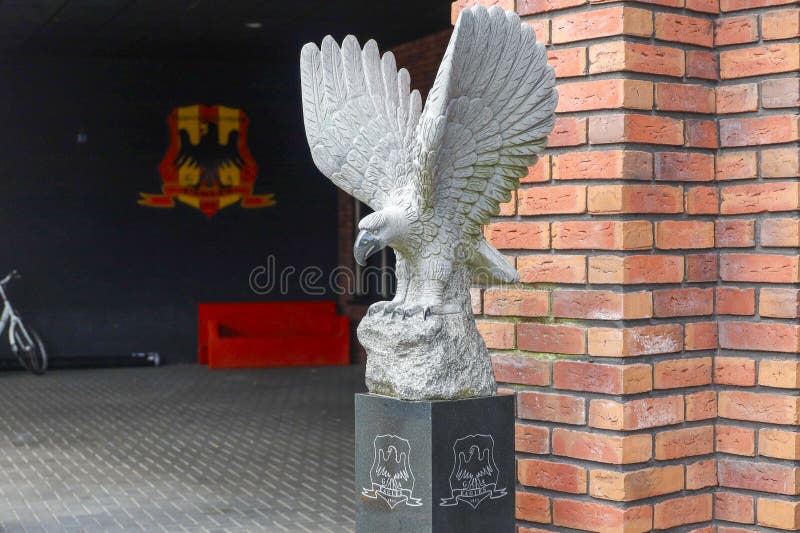 Stadium De Adelaarshorst of Eredivisie Club Go Ahead Eagles Editorial ...