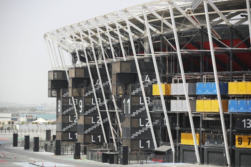 974 Container Stadium in Qatar Editorial Stock Photo - Image of ...